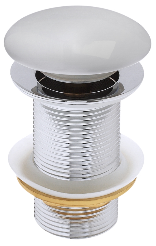 Buy Ceramic Dome Popup Waste Coupling Chrome from Johnson Bathrooms