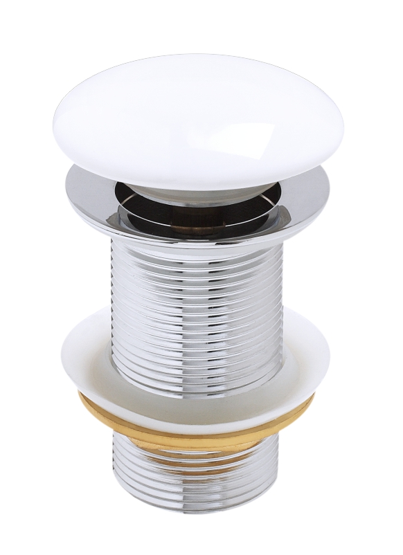 Buy Ceramic Dome Popup Waste Coupling White from Johnson Bathrooms